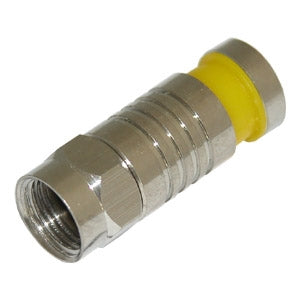 RG6 - Compression F Connector -- Yellow Color (50pcs/Bag) – Digiwave