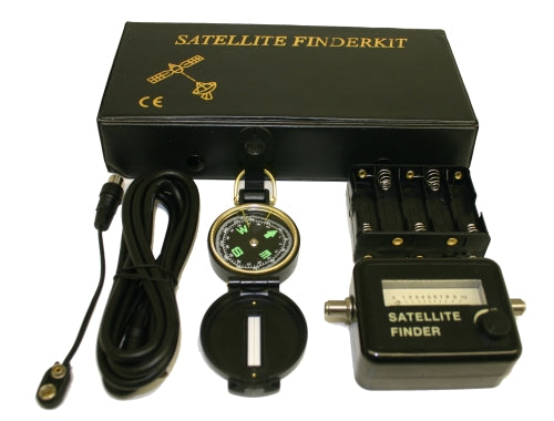 Satellite Finder Kit /w Compass and Power supplier – Digiwave