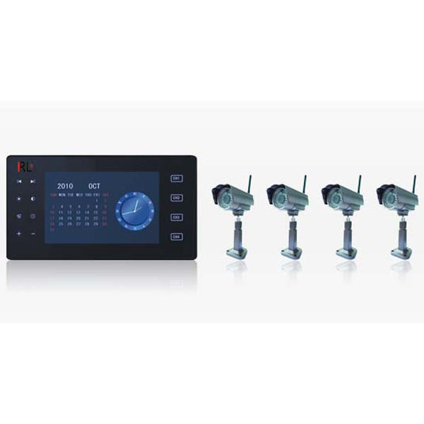 Wireless Digital Surveillance System with Video Recorder & 4 cameras ...